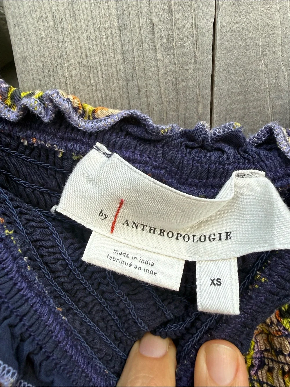 Anthropologie | Dresses | Anthropologie Purple Multi Floral Border ...